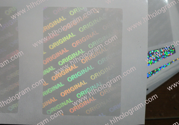 Security Transparent Hologram Sticker
